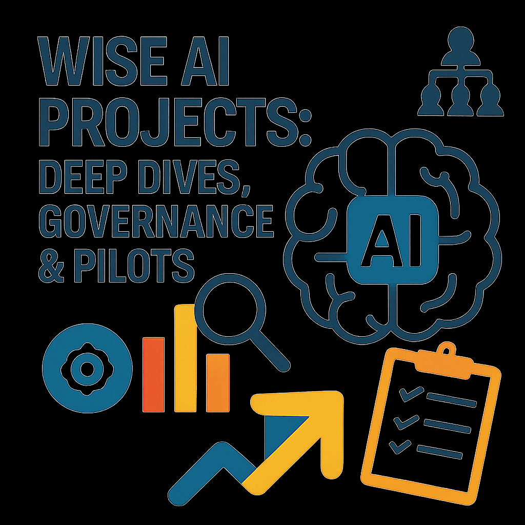 Wise AI Projects: Deep Dives, Governance & Pilots - Web crafting code