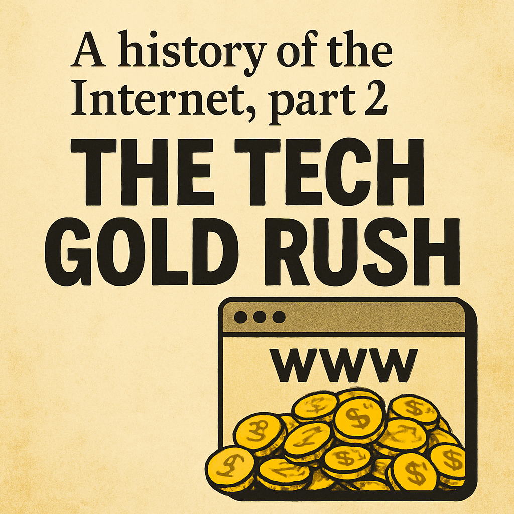 A history of the Internet, part 2: The tech gold rush - Web crafting code