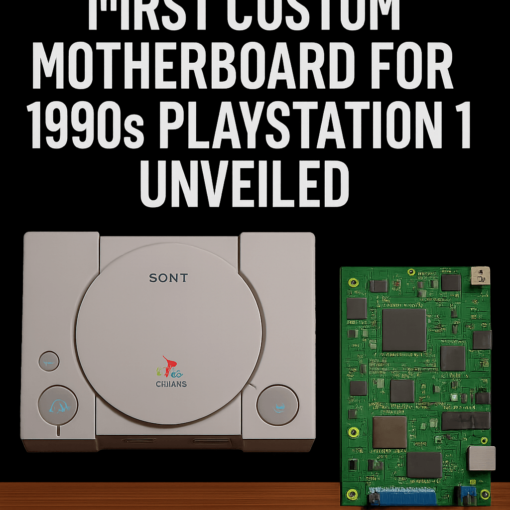 First Custom Motherboard for 1990s PlayStation 1 Unveiled - Web ...