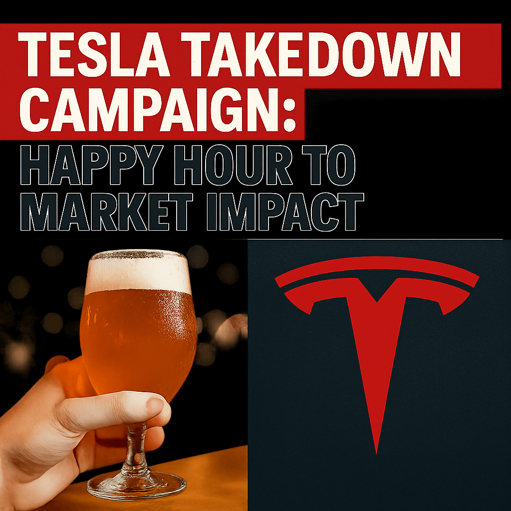 Tesla Takedown Campaign: Happy Hour to Market Impact - Web crafting code