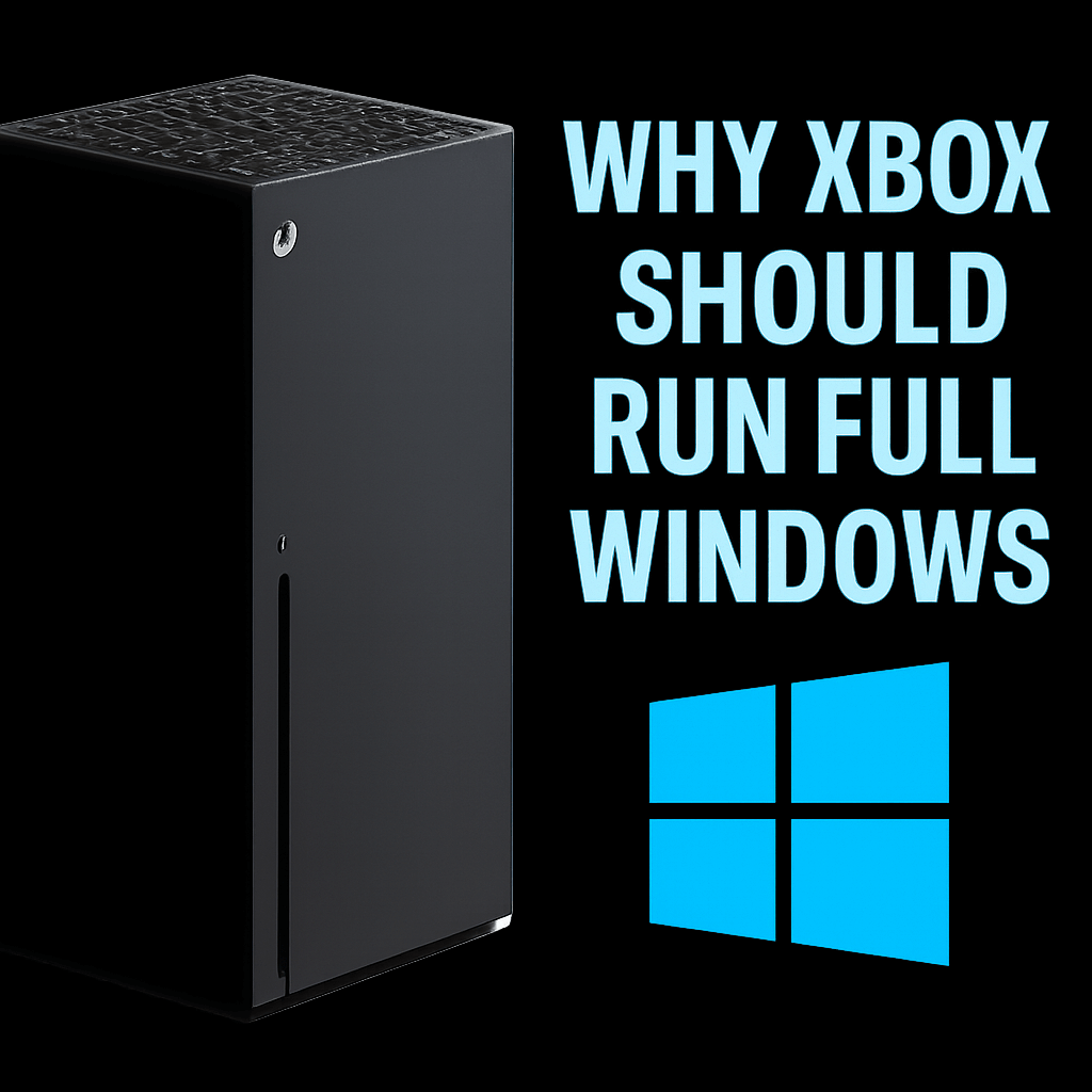 Why Xbox Should Run Full Windows - Web crafting code