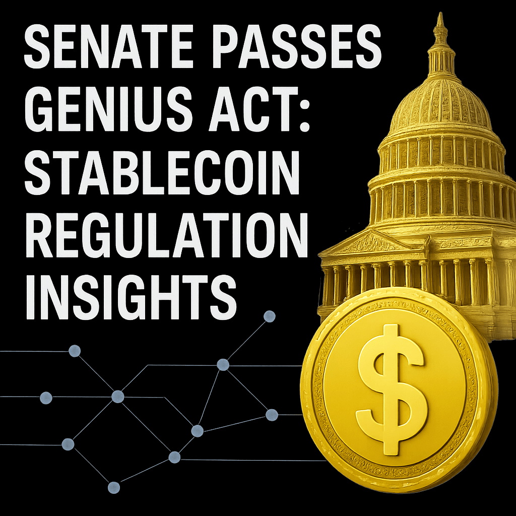 Senate Passes GENIUS Act: Stablecoin Regulation Insights - Web crafting ...