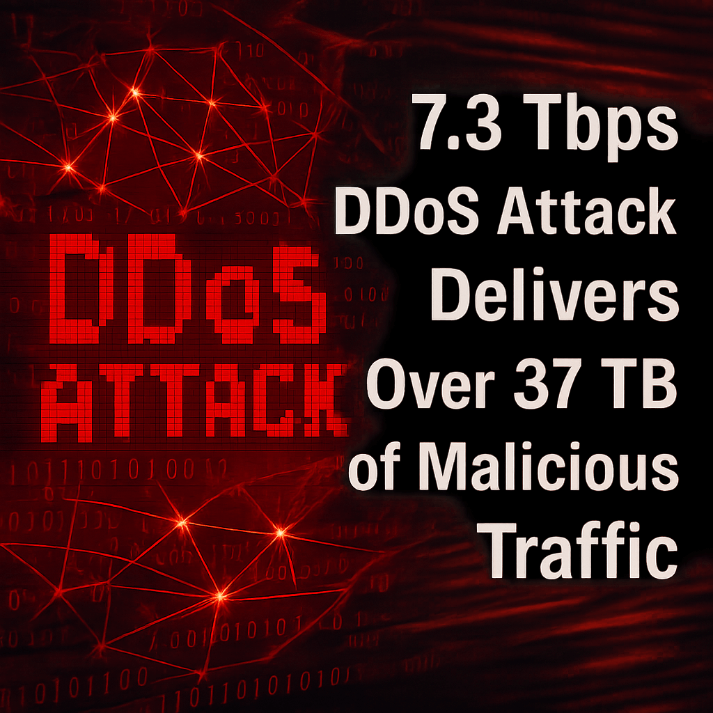 7.3 Tbps DDoS Attack Delivers Over 37 TB of Malicious Traffic - Web crafting code
