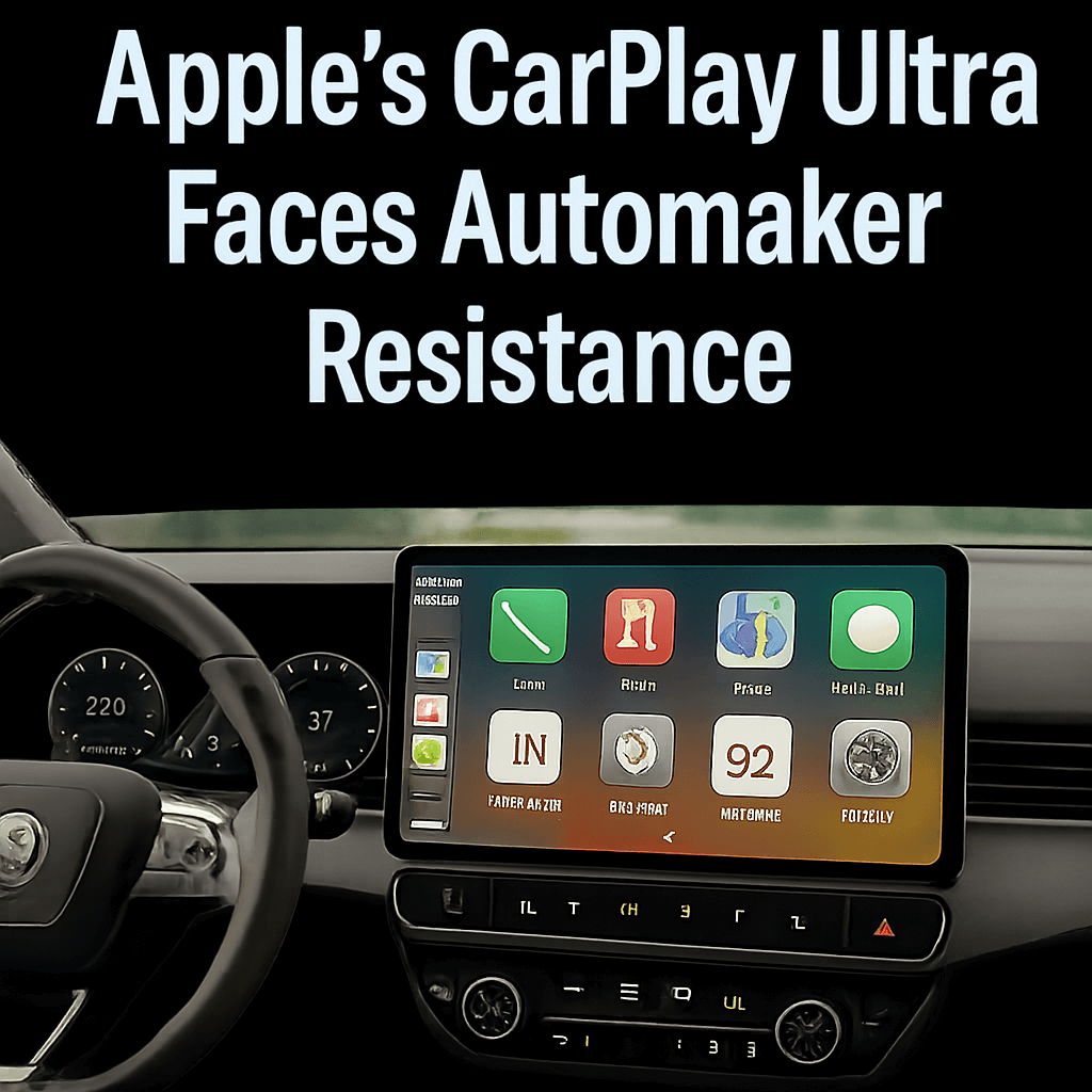 Apple's CarPlay Ultra Faces Automaker Resistance - Web crafting code