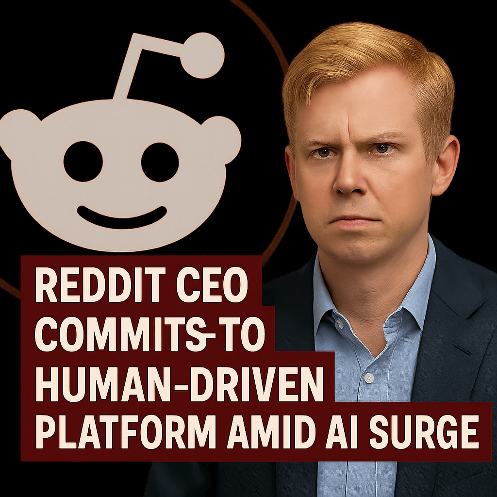 Reddit CEO Commits to Human-Driven Platform Amid AI Surge - Web ...