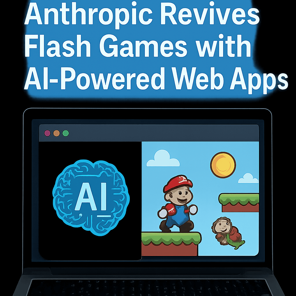 Anthropic Revives Flash Games with AI-Powered Web Apps - Web crafting code