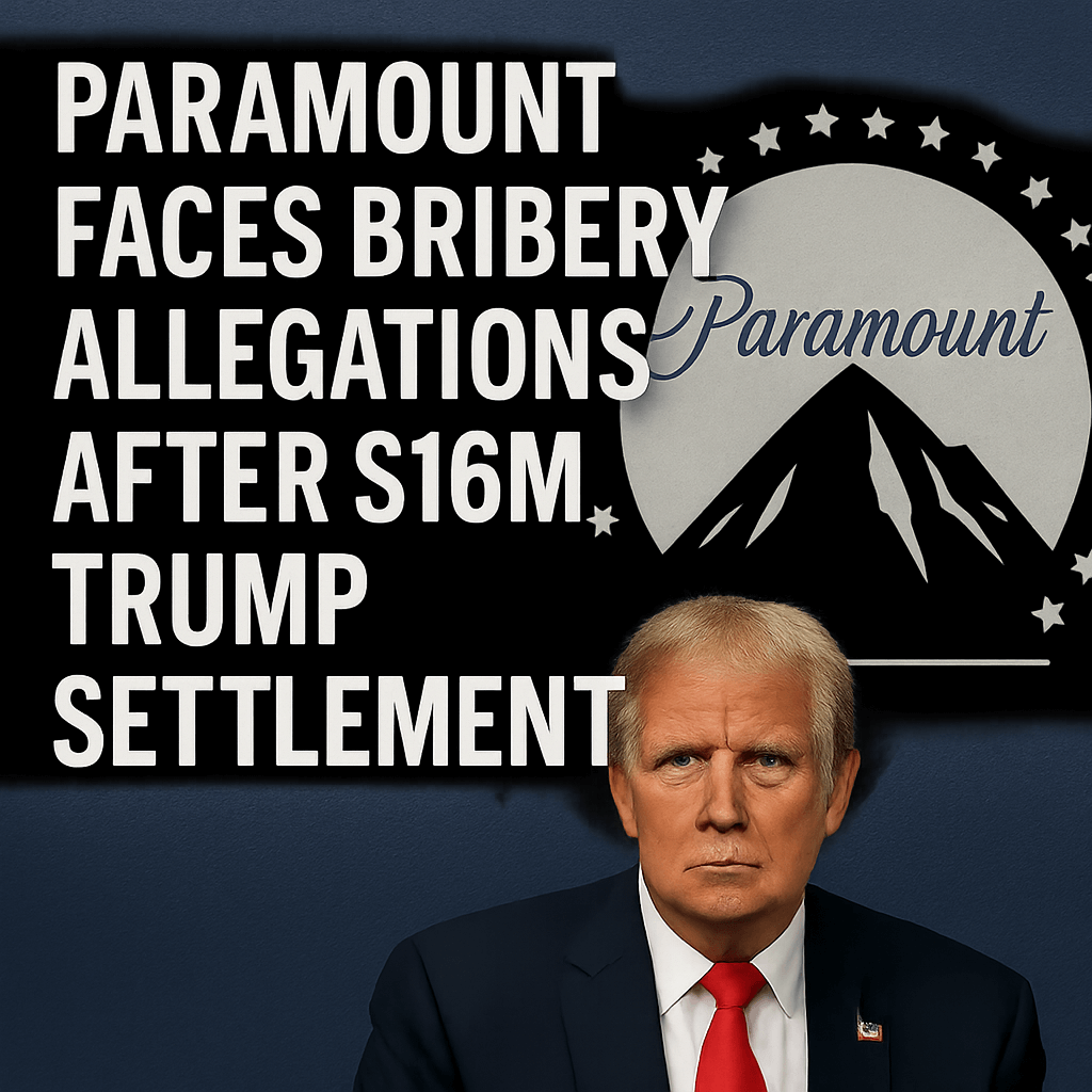 Paramount Faces Bribery Allegations After $16M Trump Settlement - Web crafting code