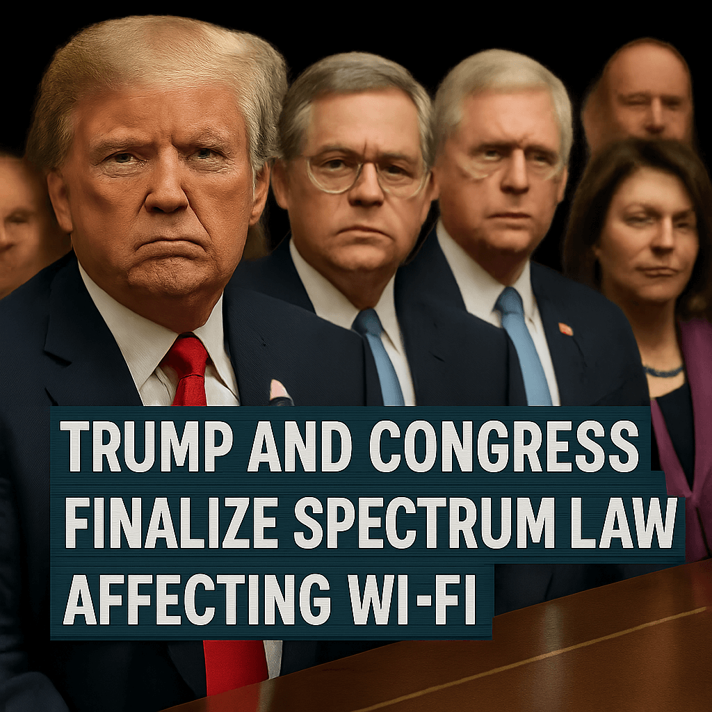 Trump and Congress Finalize Spectrum Law Affecting Wi-Fi - Web crafting ...