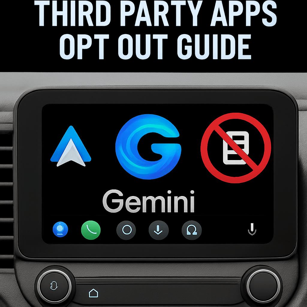 Gemini AI on Android Auto: Third-Party Apps Opt-Out Guide - Web ...