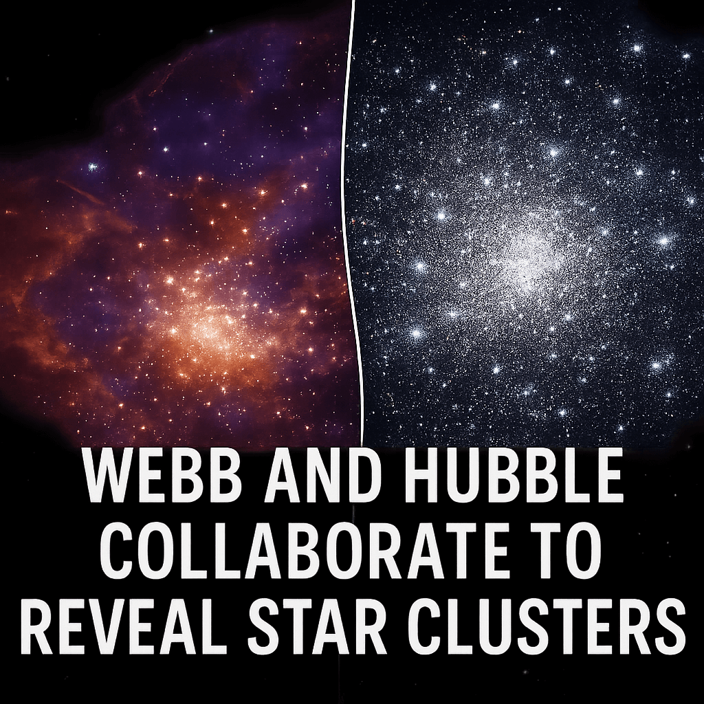 Webb and Hubble Collaborate to Reveal Star Clusters - Web crafting code