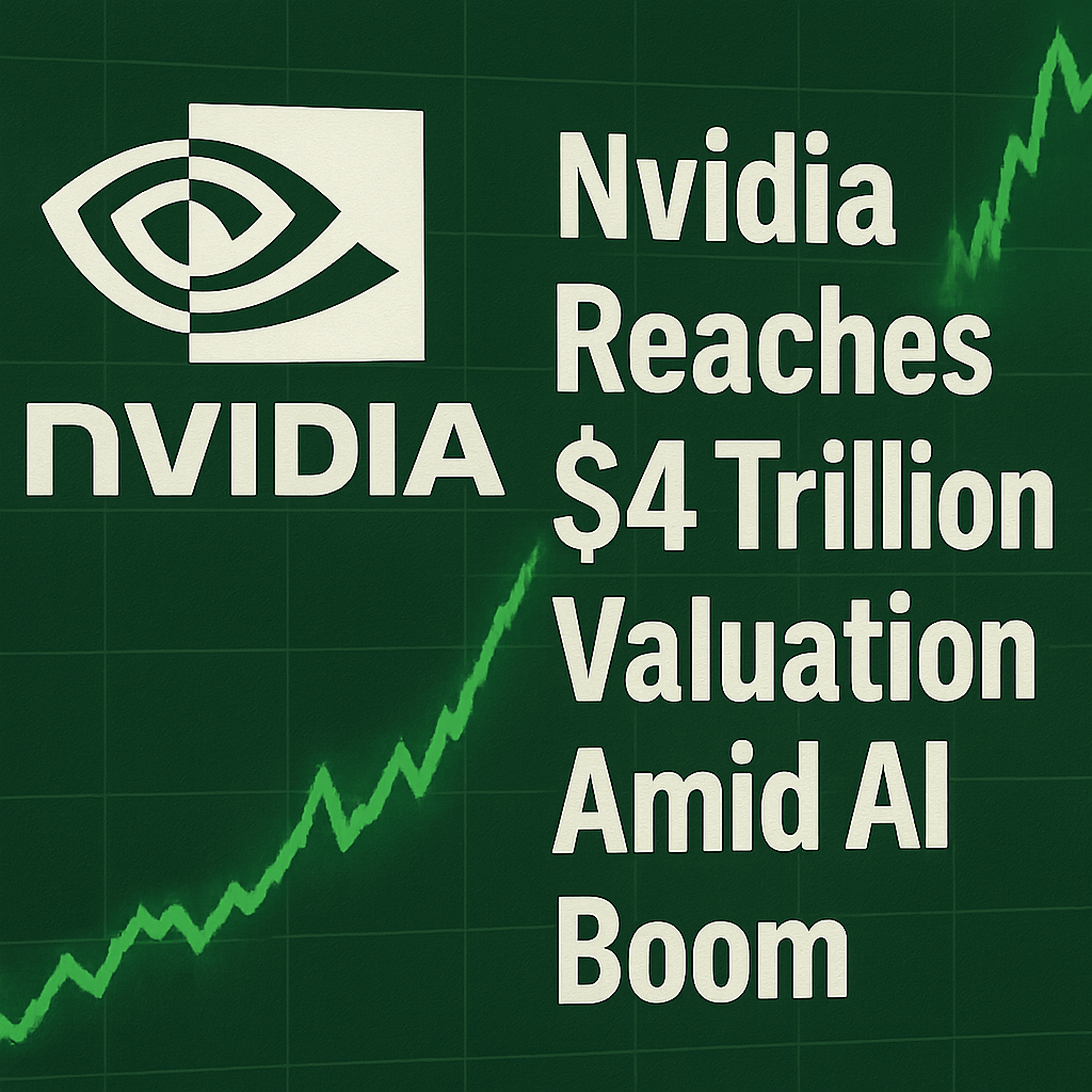 Nvidia Reaches $4 Trillion Valuation Amid AI Boom - Web crafting code
