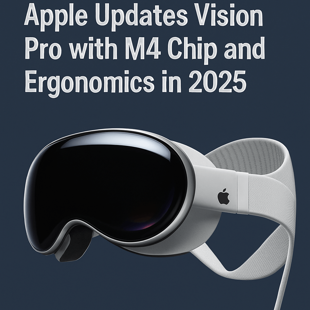 Apple Updates Vision Pro with M4 Chip and Ergonomics in 2025 - Web ...