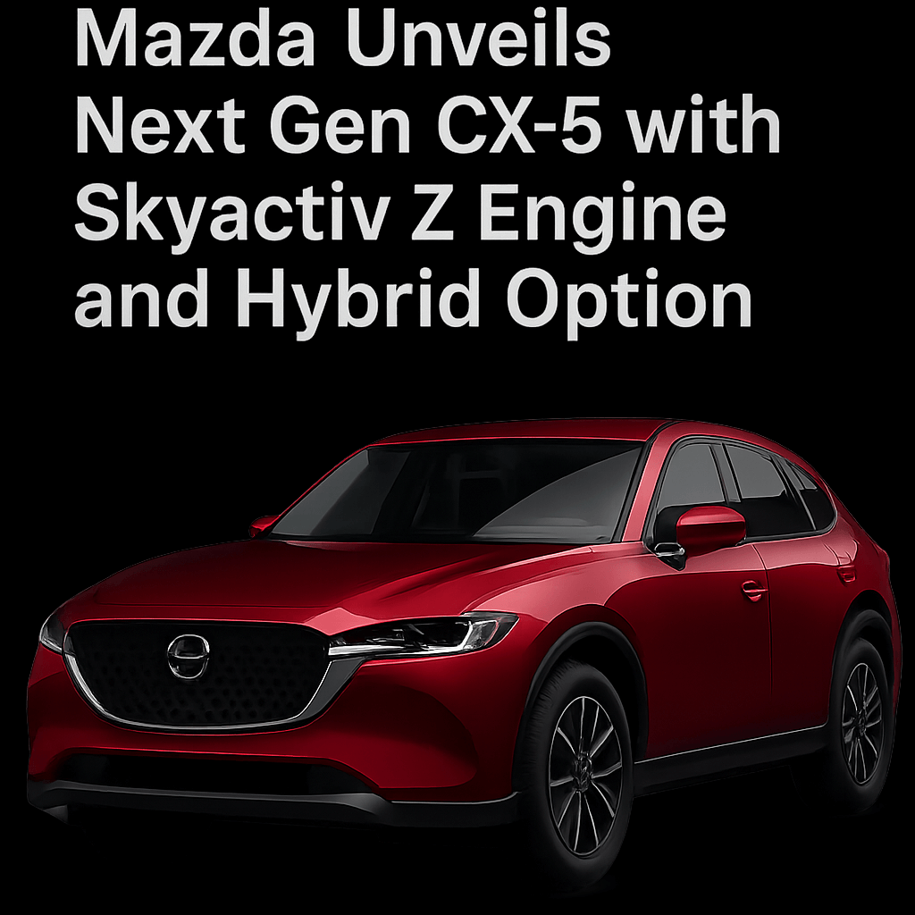 Mazda Unveils Next-Gen CX-5 with Skyactiv-Z Engine and Hybrid Option ...