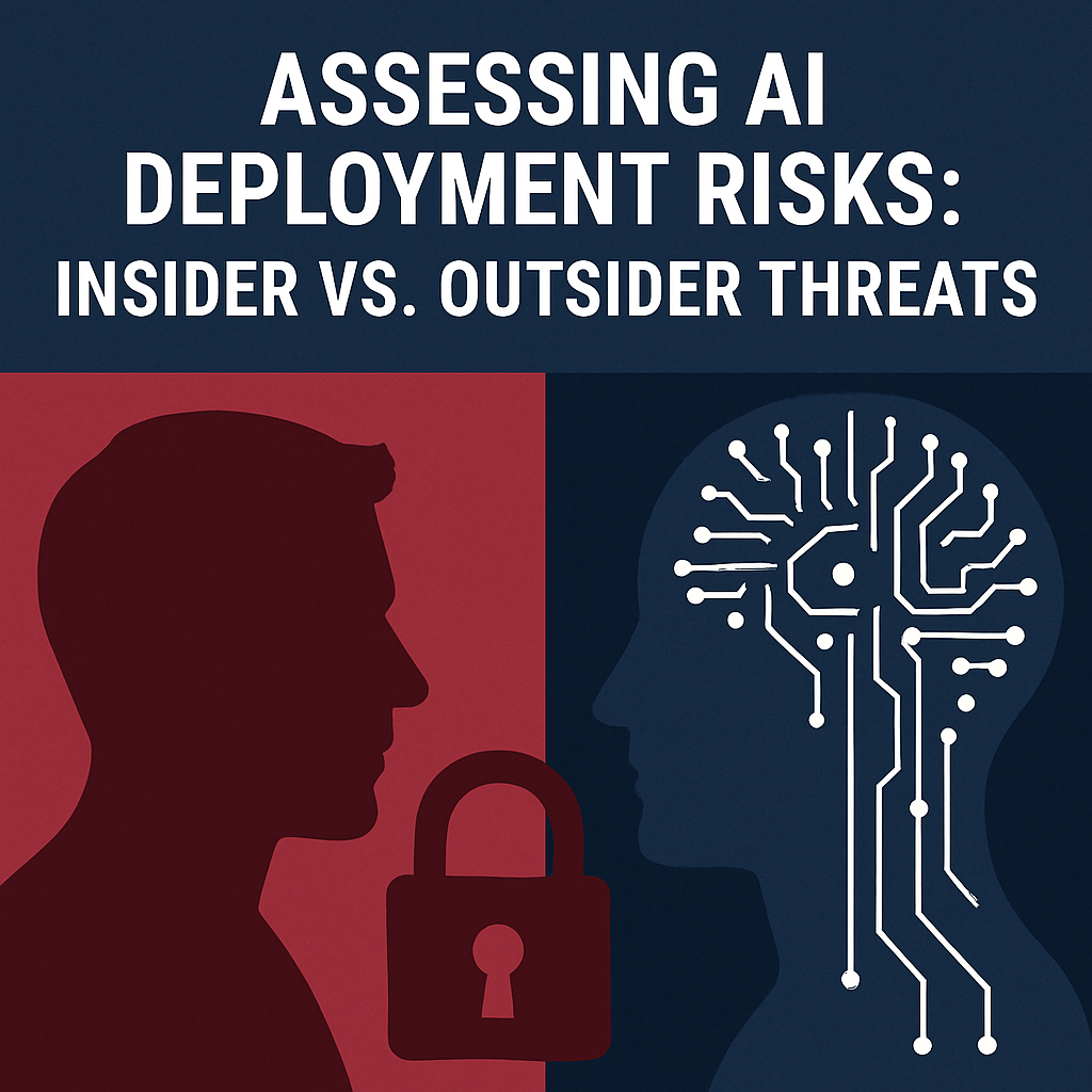 Assessing AI Deployment Risks: Insider vs. Outsider Threats - Web ...