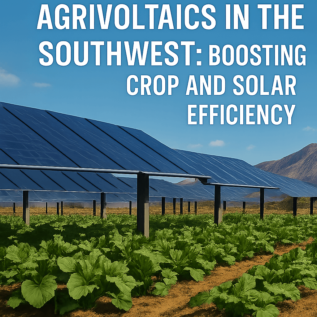 Agrivoltaics in the Southwest: Boosting Crop and Solar Efficiency - Web ...