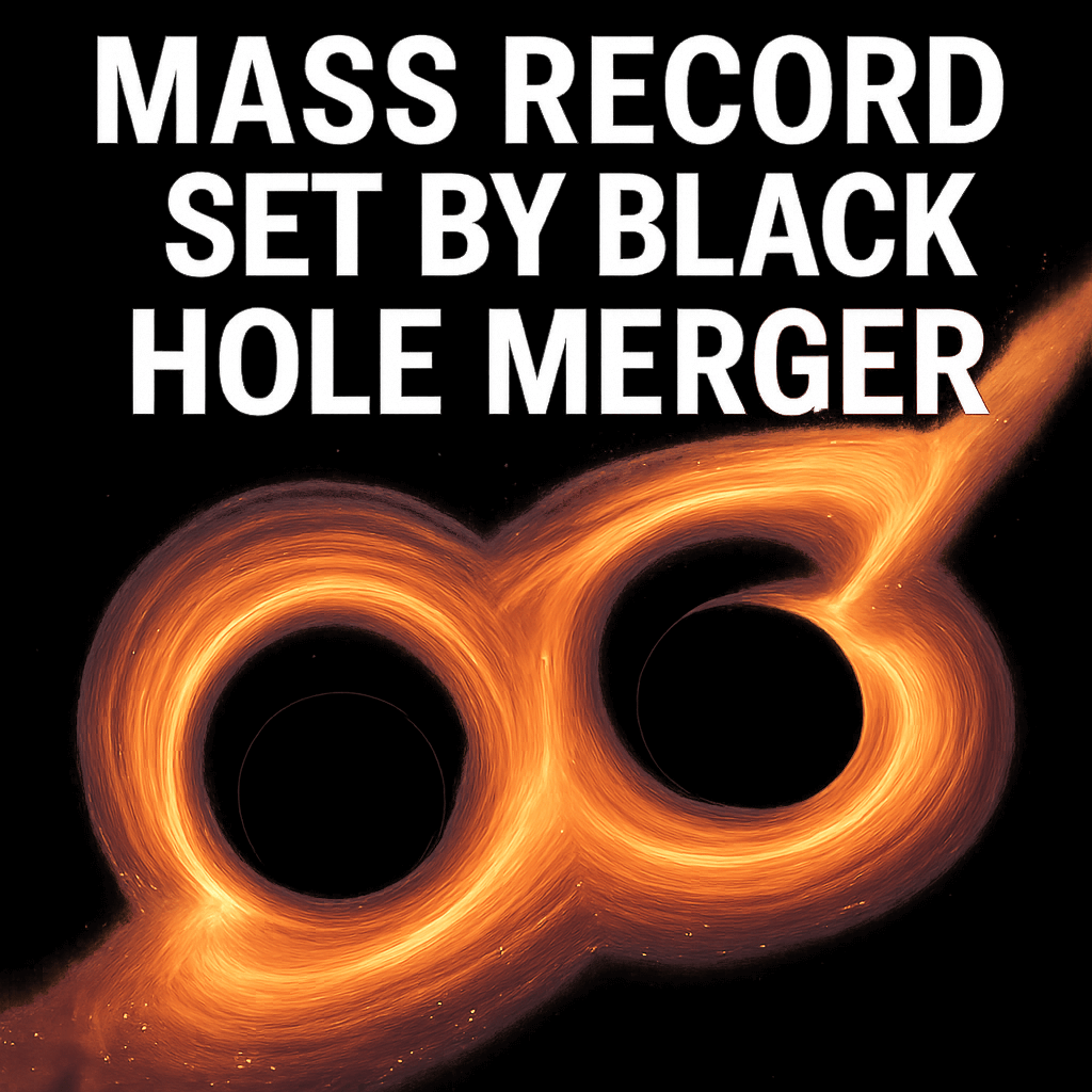 Mass Record Set by Black Hole Merger - Web crafting code