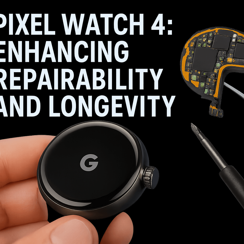 Pixel Watch 4: Enhancing Repairability and Longevity - Web crafting code