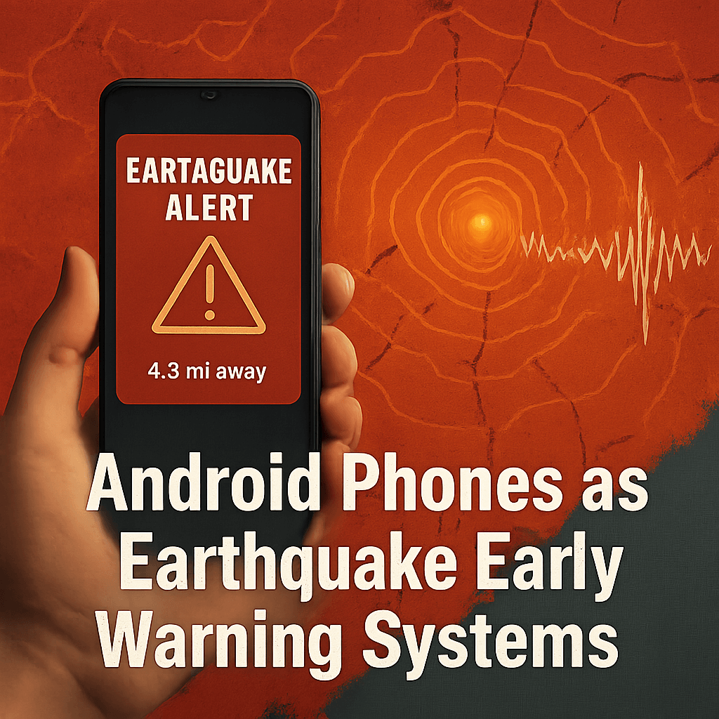 Android Phones as Earthquake Early Warning Systems - Web crafting code