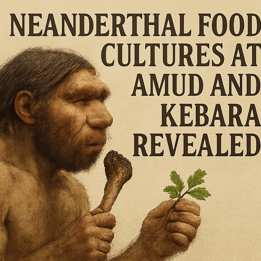 Neanderthal Food Cultures at Amud and Kebara Revealed - Web crafting code