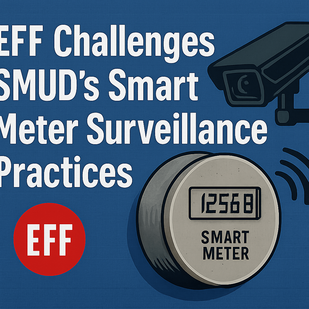 EFF Challenges SMUD's Smart Meter Surveillance Practices - Web crafting ...