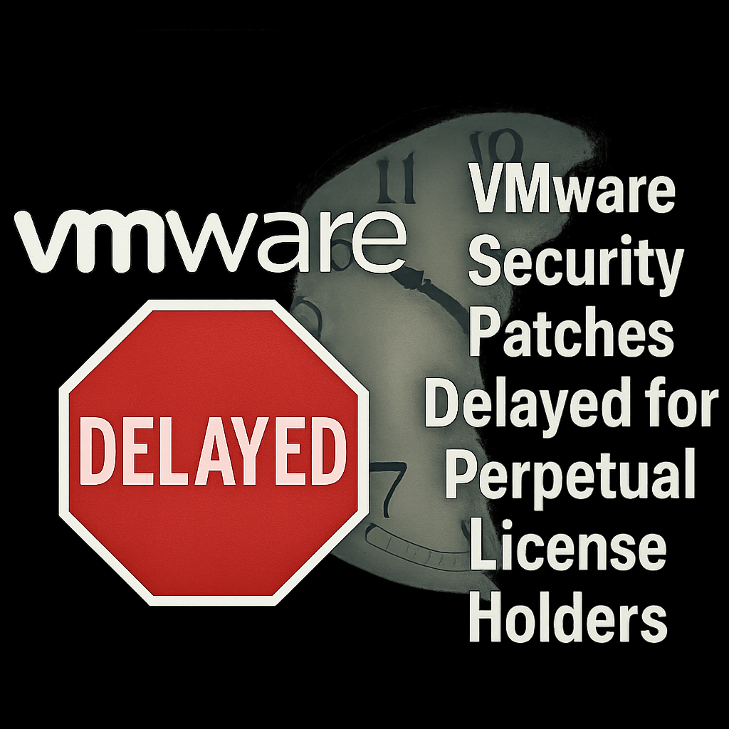 VMware Security Patches Delayed for Perpetual License Holders - Web ...