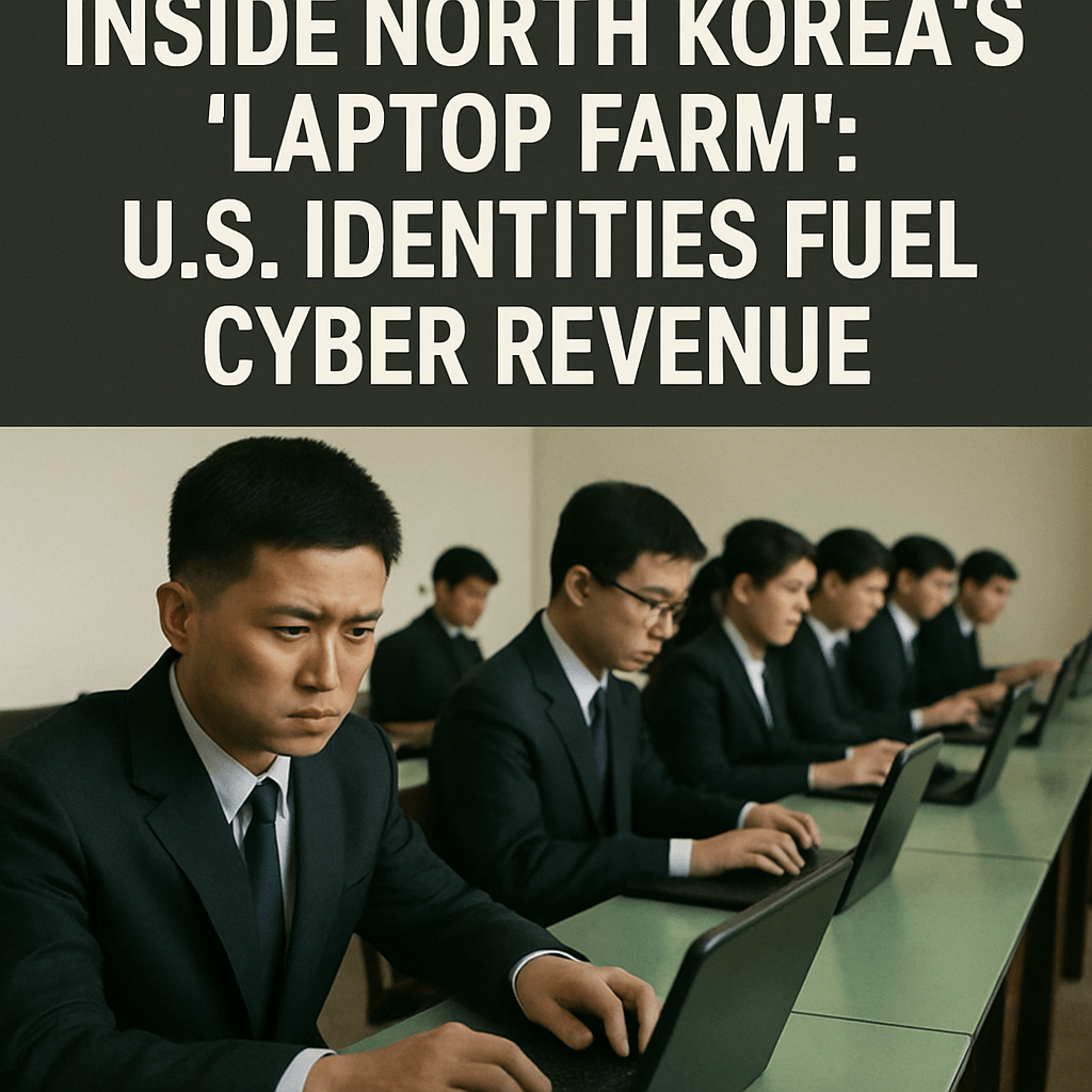 Inside North Korea's 'Laptop Farm': U.S. Identities Fuel Cyber Revenue ...