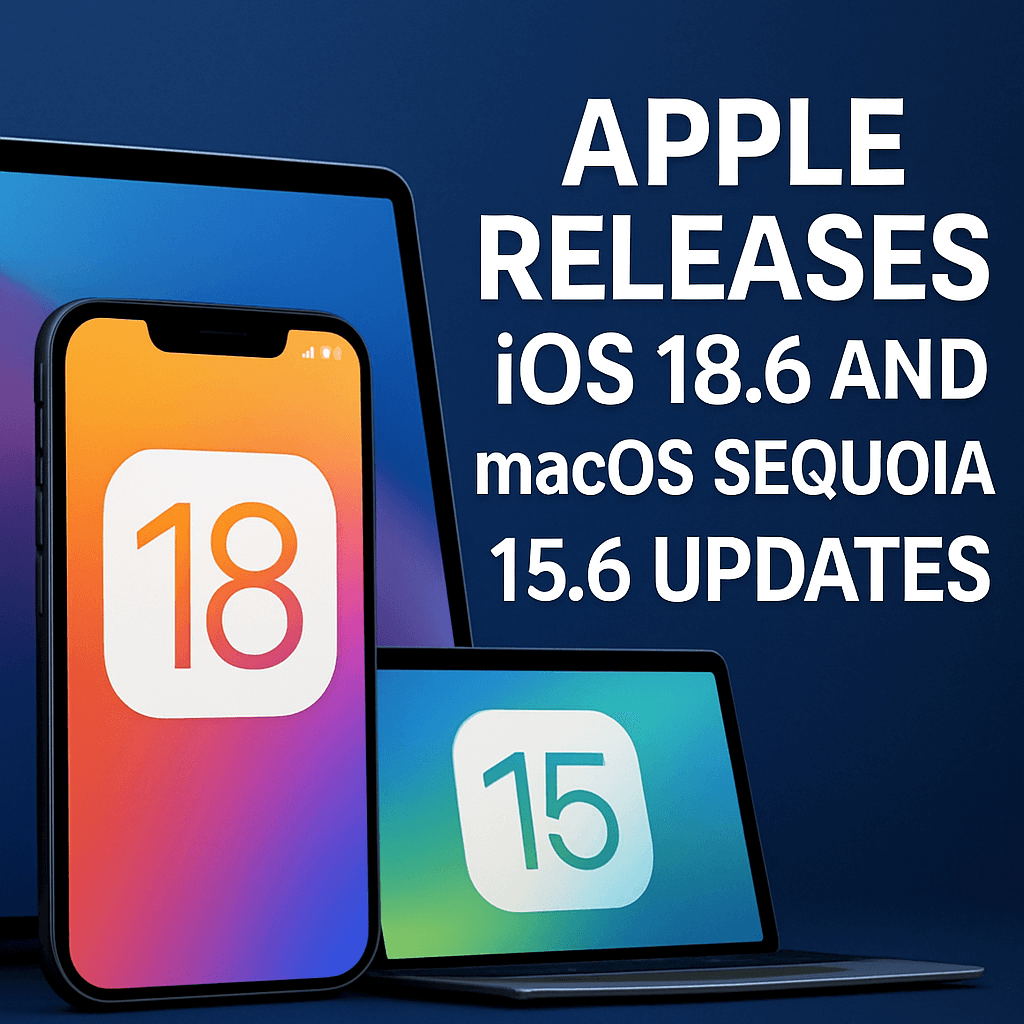 Apple Releases iOS 18.6 and macOS Sequoia 15.6 Updates - Web crafting code