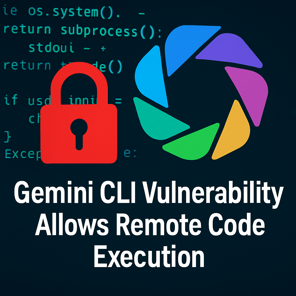 Gemini CLI Vulnerability Allows Remote Code Execution - Web crafting code
