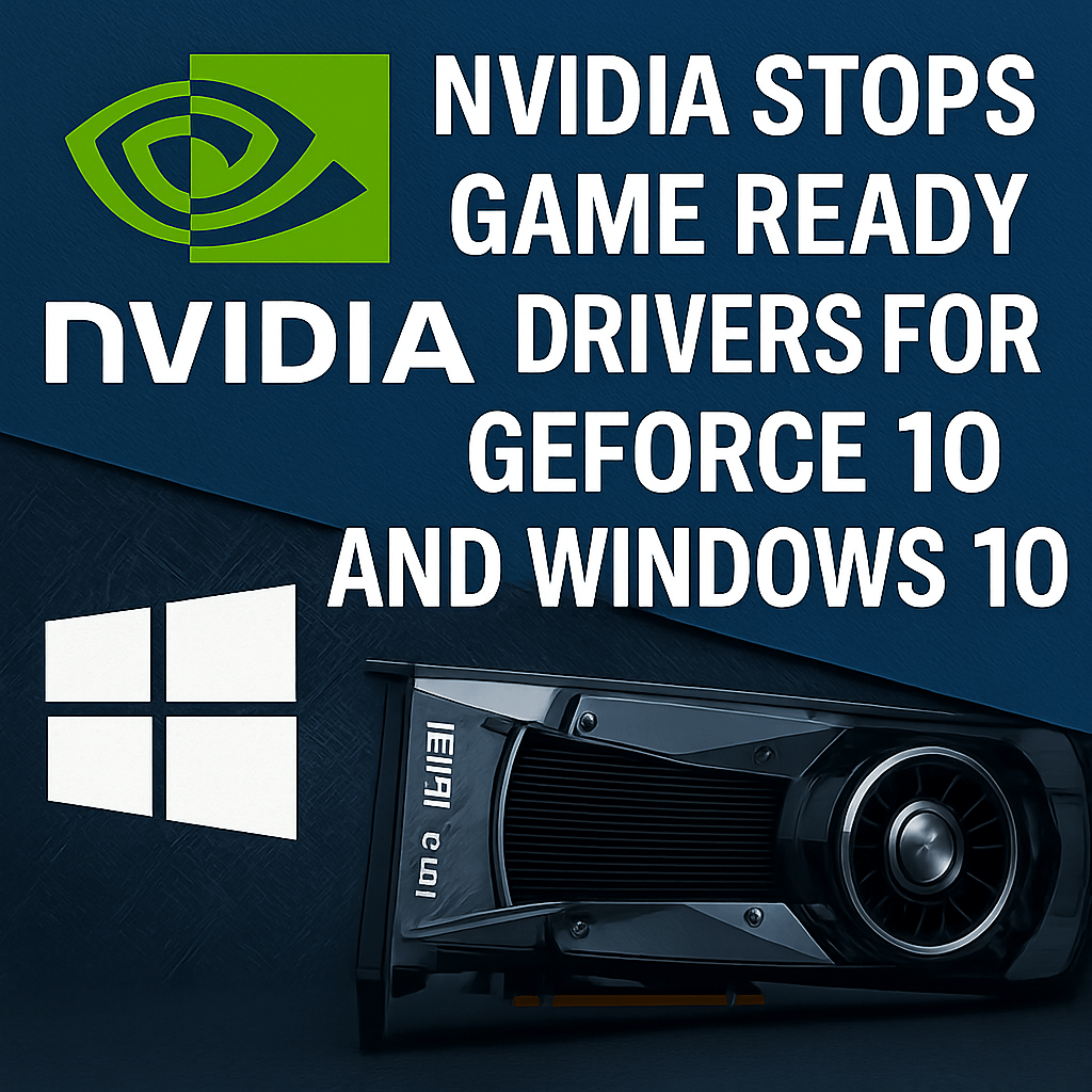 Nvidia Stops Game Ready Drivers for GeForce 10 and Windows 10 - Web ...