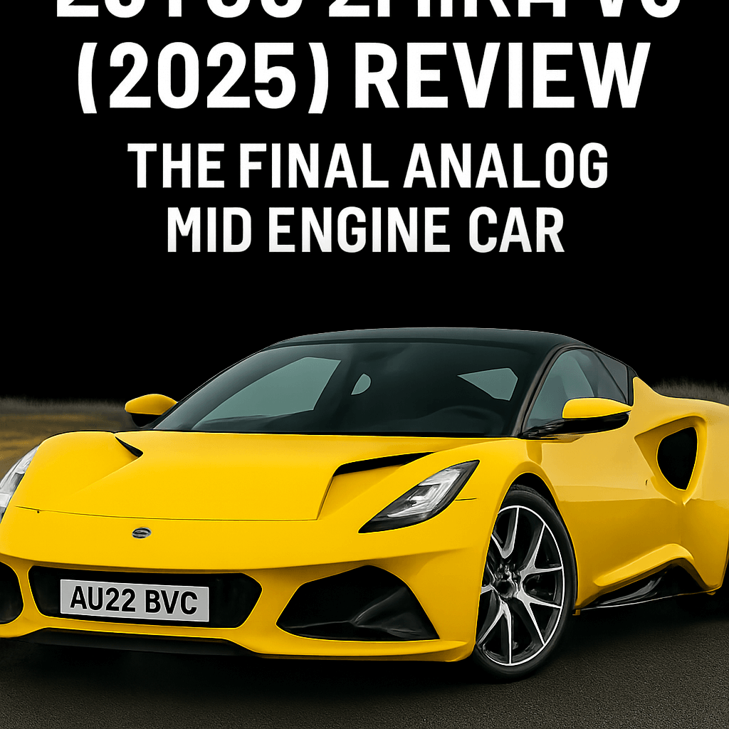 Lotus Emira V6 (2025) Review: The Final Analog Mid-Engine Car - Web ...