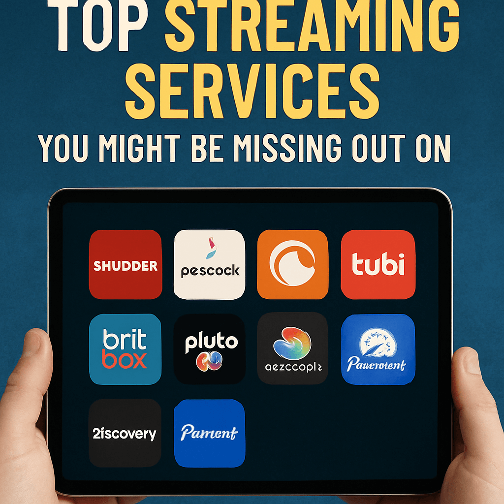 Top Streaming Services You Might Be Missing Out On - Web crafting code
